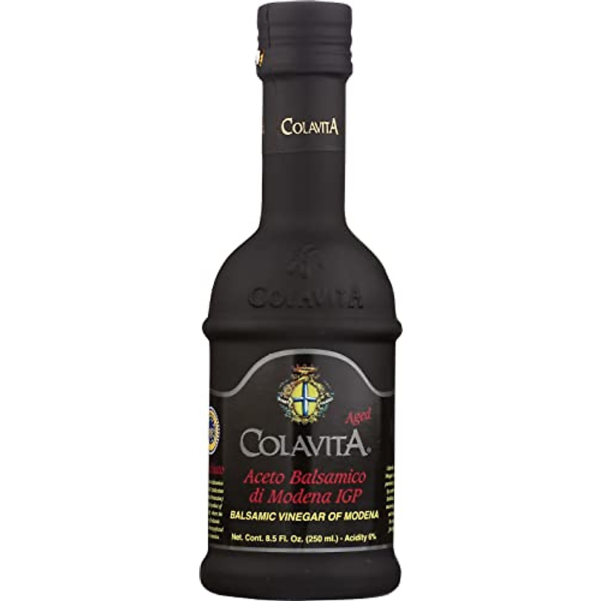 Colavita Aged Balsamic Vinegar of Modena IGP, 3 years, 8.5 Floz, Glass Bottle