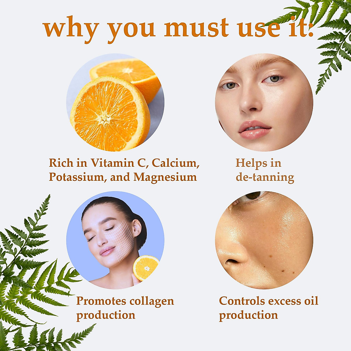 Orange Peel (Citrus Aurantium) Powder by mi nature - 227 g / 8 OZ / 1/2 lb | All Natural | Vegan | Non GMO | For Hair & Skin Care