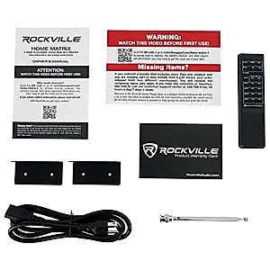 Rockville Home Matrix 4 Zone 8 Channel 600w Multi Room/Source Receiver/Amplifier