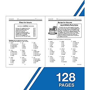 Carson Dellosa The 100+ Series: Reading Comprehension Workbook?Grades 7-8 Language Arts Learning, Fiction, Nonfiction, Poetry Passages With Closed- and Open-Ended Questions (128 pgs)