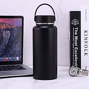 MOUMO Stainless Steel Space Pot Thermos Cup, Portable Handle Cup, Outdoor Large-Capacity Sports Water Bottle