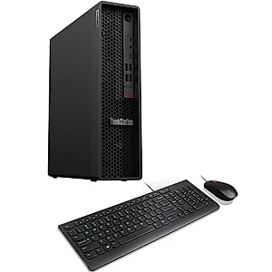Lenovo ThinkStation P340 SFF Home & Business Mini Desktop (Intel i5-10500 6-Core, 64GB RAM, 2TB PCIe SSD, Intel UHD 630, USB 3.2, Display Port, SD Card, Win 11 Pro) Refurbished (Renewed)