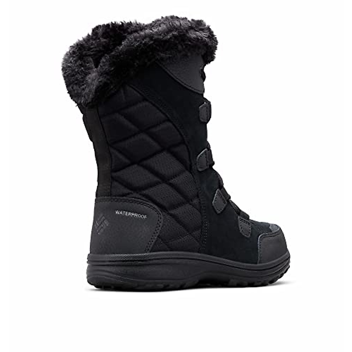 Columbia Women's Ice Maiden II Snow Boot, Black/Columbia Grey, 8.5 M US