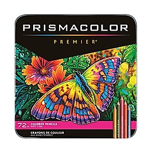 Prismacolor Premier Colored Pencils | Art Supplies for Drawing, Sketching, Adult Coloring | Soft Core Color Pencils, 72 Pack