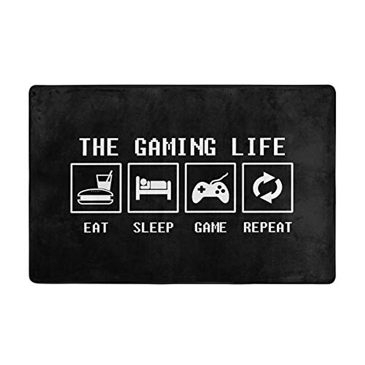 The Gaming Life Area Rugs, Bedroom Living Room Kitchen Mat, Non-Slip Floor Mat Doormats Nursery Rugs, Children Play Throw Rugs Carpet Yoga Mat