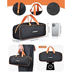 UTEBIT Griddle Accessories Kit, 47 Pcs Griddle Grill Tools Set for Blackstone and Camp Chef, Professional Grill BBQ Spatula Set with Basting Cover, Spatula, Scraper,Tongs, Egg Ring