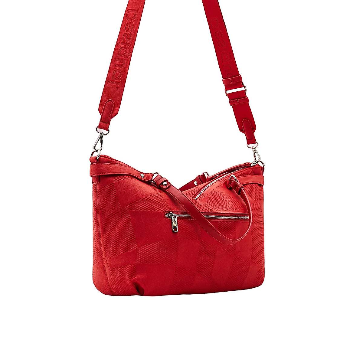 Desigual Accessories PU Hand Bag, Red