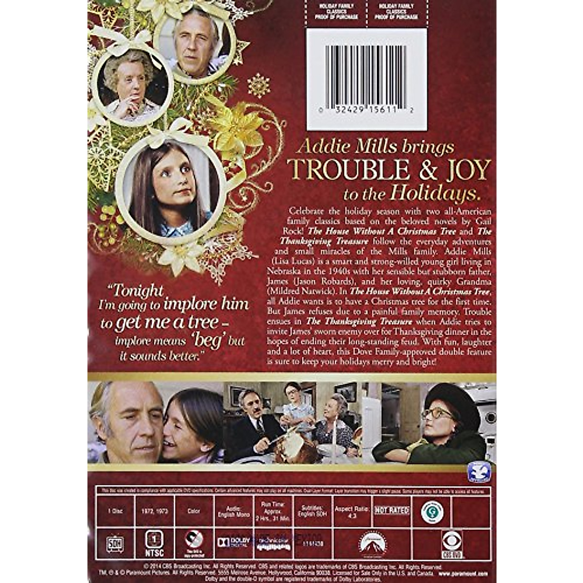 Holiday Family Classics: The Thanksgiving Treasure / The House Without A Christmas Tree