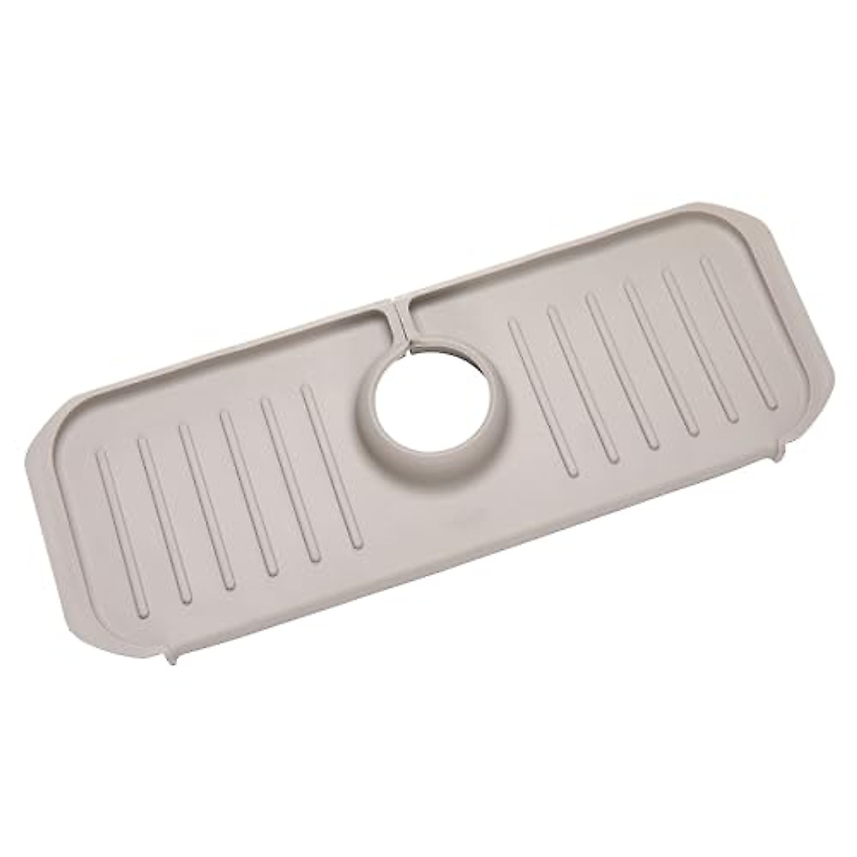 Clorox KeptClean Kitchen Faucet Splash Guard, one size, Almond Cream