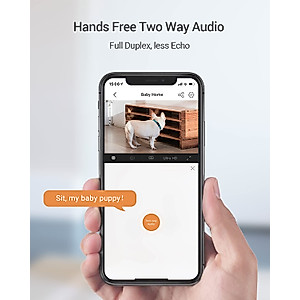 EZVIZ Security Camera Pan/Tilt 1080P Indoor Dome, Smart IR Night Vision, Motion Detection, Auto Tracking, Baby/Pet Monitor, 2-Way Audio, Works with Alexa and Google(C6N)