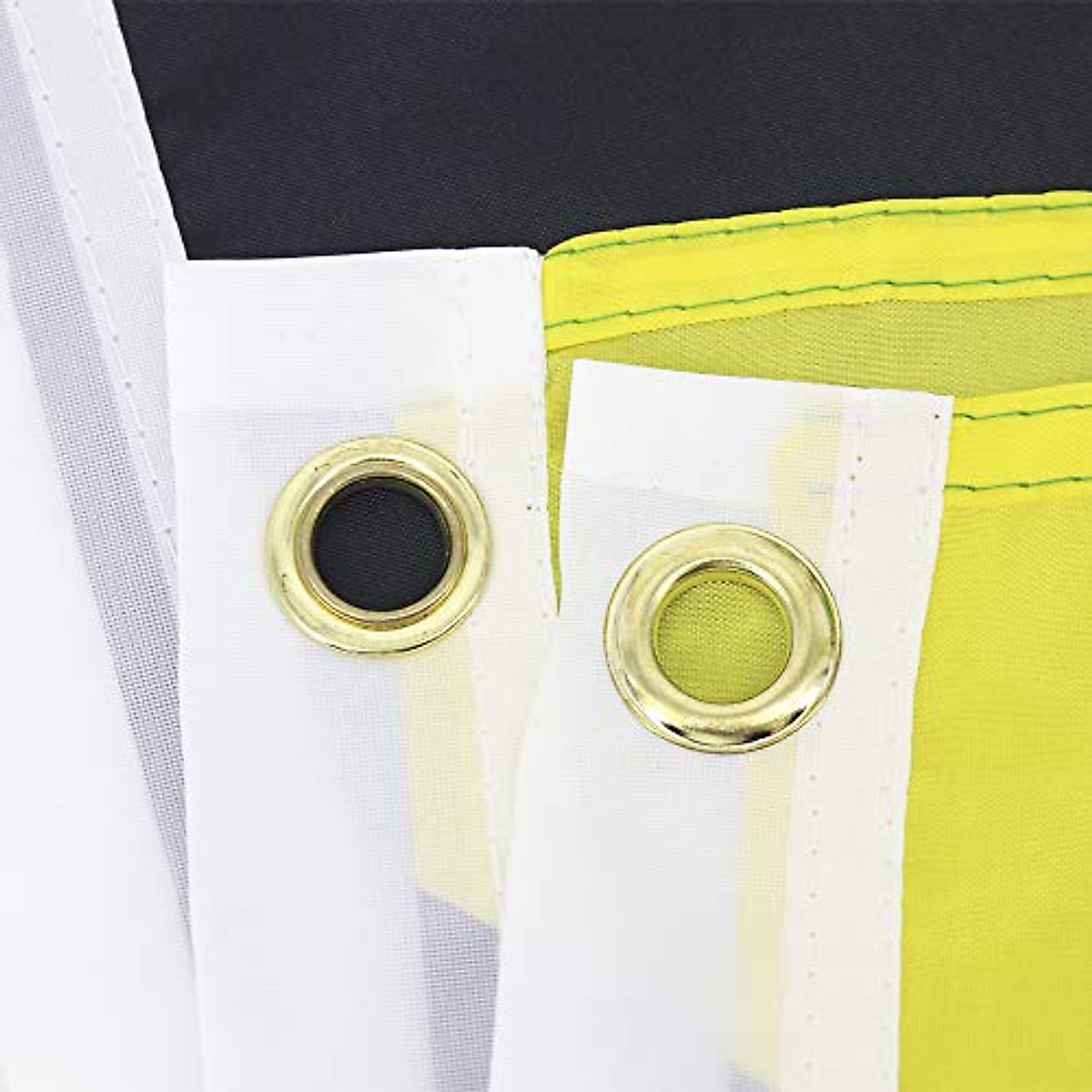 ANJOR Jamaica Flag 3x5 Foot Jamaican National Flags with Brass Grommets 3 X 5 Ft