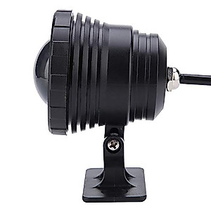 LIYJTK Underwater lamp,RGB LED Underwater Light Waterproof Multi-Color for Outdoor Garden Spotlight Landscape Fountain(10W Black)