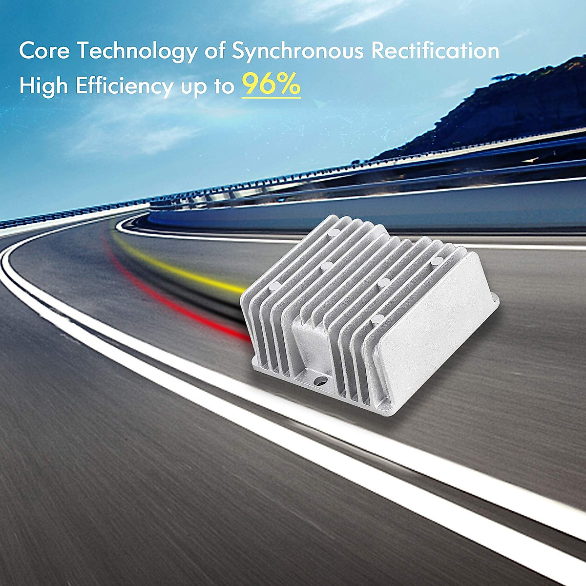 SUPERNIGHT Voltage Reducer DC 48V to 12V 30A 360W Step Down Converter, IP68 Waterproof Voltage Regulator, Voltage Reducer 48V to 12V Golf Cart Club Car forklifts (DC48V to 12V 30A)