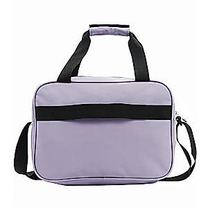 Travelers Club Midtown Hardside Luggage Travel Set, Spinner Wheels,Zippered Divider,Telescopic Handle,Lightweight, Lilac, 4-Piece Set