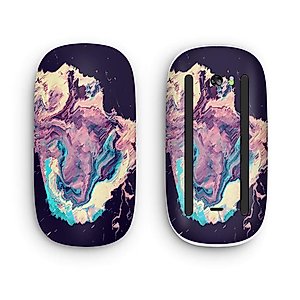 Design Skinz Liquid Abstract Paint Remix V18 Vinyl Decal Compatible with The Apple Magic Mouse 2 (Wireless, Rechargable) with Multi-Touch Surface