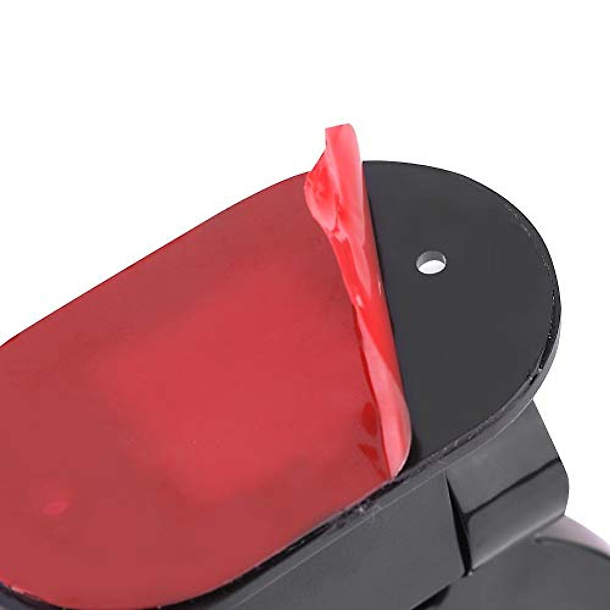 Tow Hooks, Universal Car Modified Traction Round Ring Adhesive Towing Bars Trailer Hook Decoration(Black)