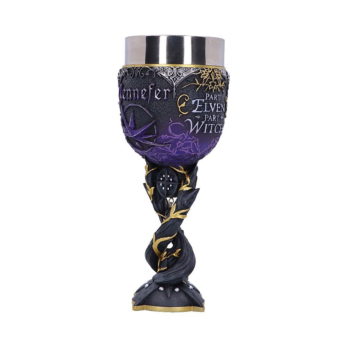 Nemesis Now Officially Licensed The Witcher Yennefer Goblet 19.5cm, Black