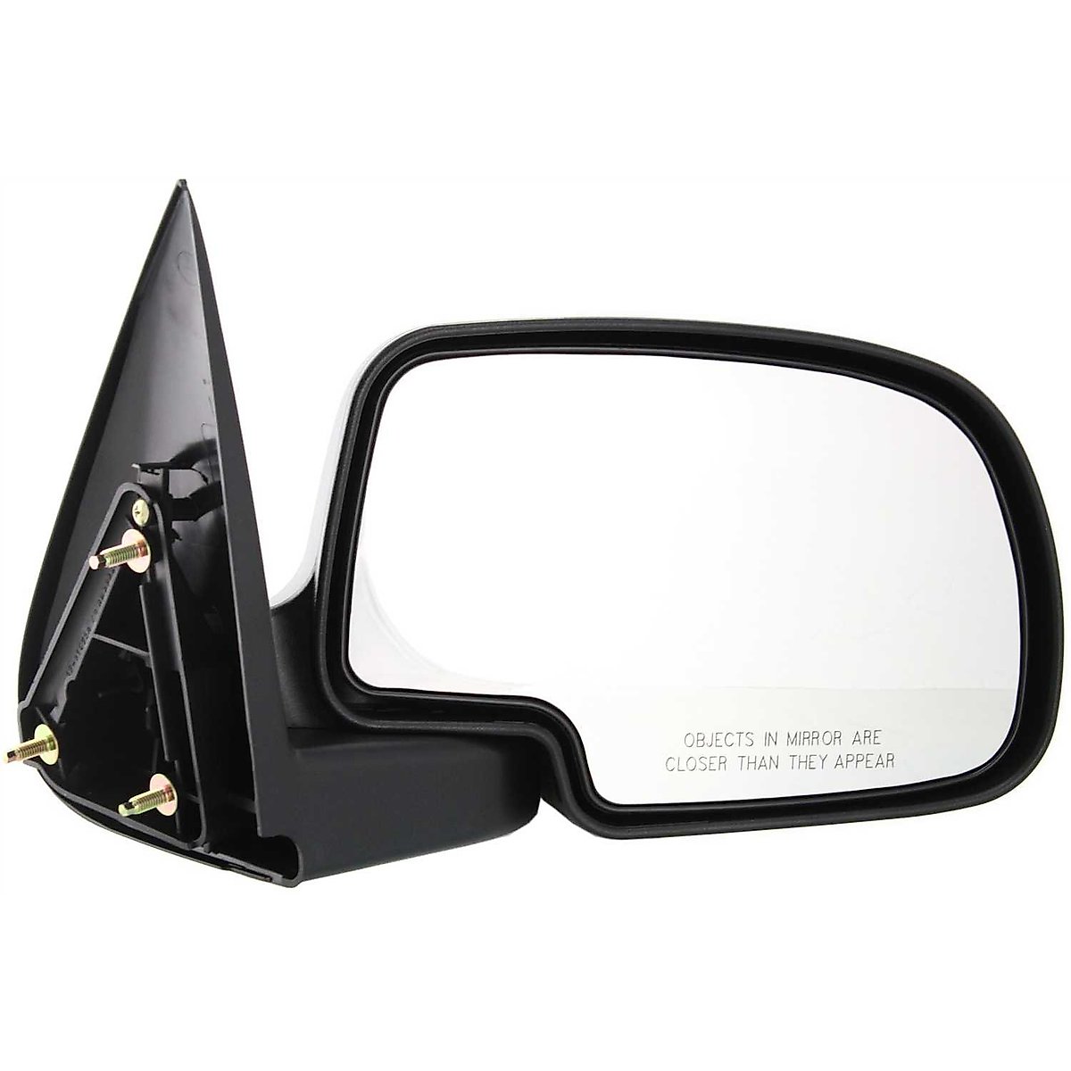 Kool Vue Left & Right Manual Non-Heated Door Mirrors Compatible With Chevrolet Silverado 1500 1999-2006 Without Blind Spot Feature Textured Pair Extended Cab & Standard Cab