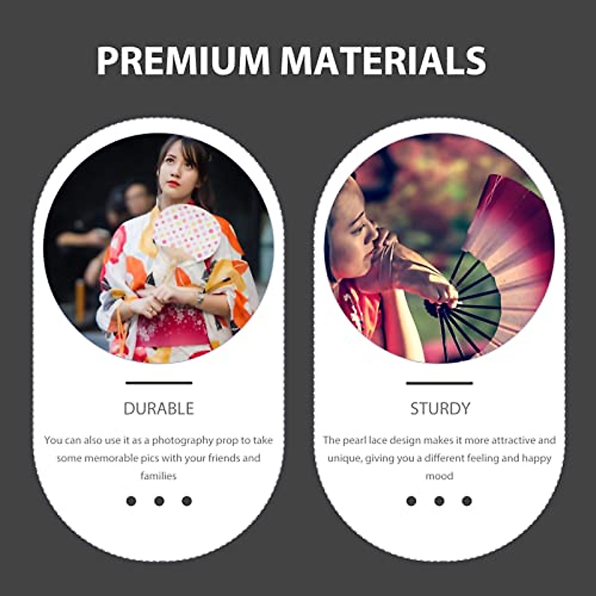 FOMIYES Lace Peal Fan Folding Hand Fans Wedding Bride Fan Dance Fan Decorative for Performance Wedding Dancing Church Party