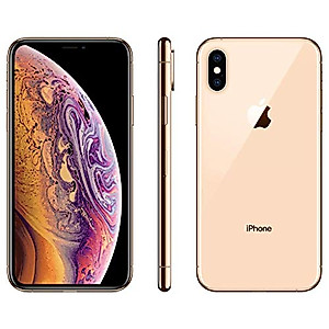 Apple iPhone XS, US Version, 256GB, Gold - Unlocked (Renewed)