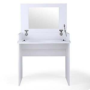 NJSV Makeup Vanity Table Shuq Vanity Desk Makeup Vanity Side Tables Bedroom Vanity Table Portable Desk Vanity Set