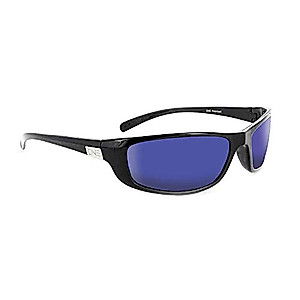 Optic Nerve - 2022 Premium & Affordable Polarized Sport Sunglasses for Men/Women, Backwoods Edition with Shiny Dark Demi Frame/Brown Lens