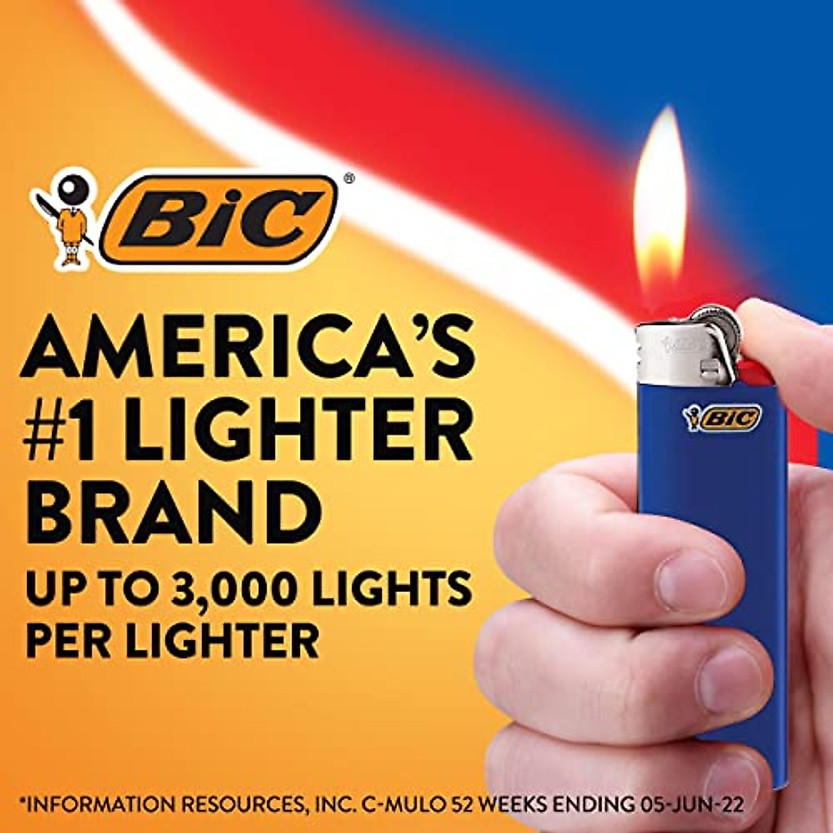 BIC Pocket Lighter, Special Edition Bob Marley Collection, Assorted Unique Lighter Designs, 8 Count Pack of Lighters
