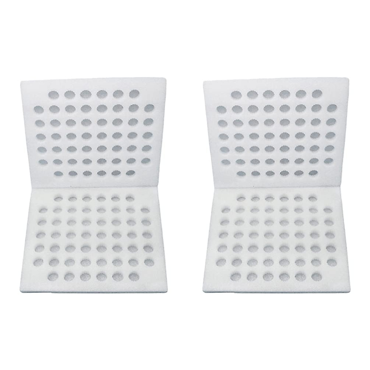 2 Sets 4pcs Refrigerator Quail Egg Tray Small Eggs Trays Eggs Dispenser Pheasant Container Egg Case Portable Mini Fridge Pearl Quail Eggs Tray Minifridge Cartons White Flat Mustard