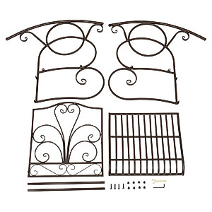 VBSQ Outdoor Porch Rocking Chair Flower Pattern Iron Rocker Patio Glider Deck Seat Slirr Chair Rocking Chair Rocker Chair Rocker Camp Chair Rocker Recliner Rocking Camp Chair Rocking Chairs