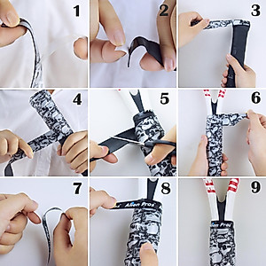 ALIEN PROS Tennis Racket Grip Tape (6 Grips) – Precut and Light Tac Feel Tennis Grip – Tennis Overgrip Grip Tape Tennis Racket – Wrap Your Racquet for High Performance (6 Grips, Blue)