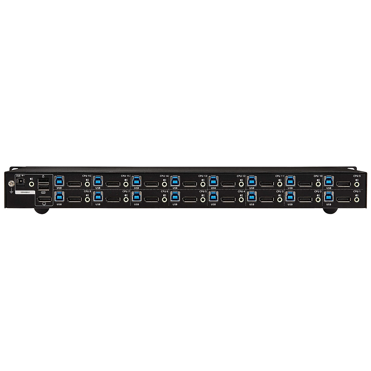 Tripp Lite KVM Switch, 16 Port HDMI USB with Audio and USB Sharing KVM Switch, 1U Rack Mount (B024-HU16)