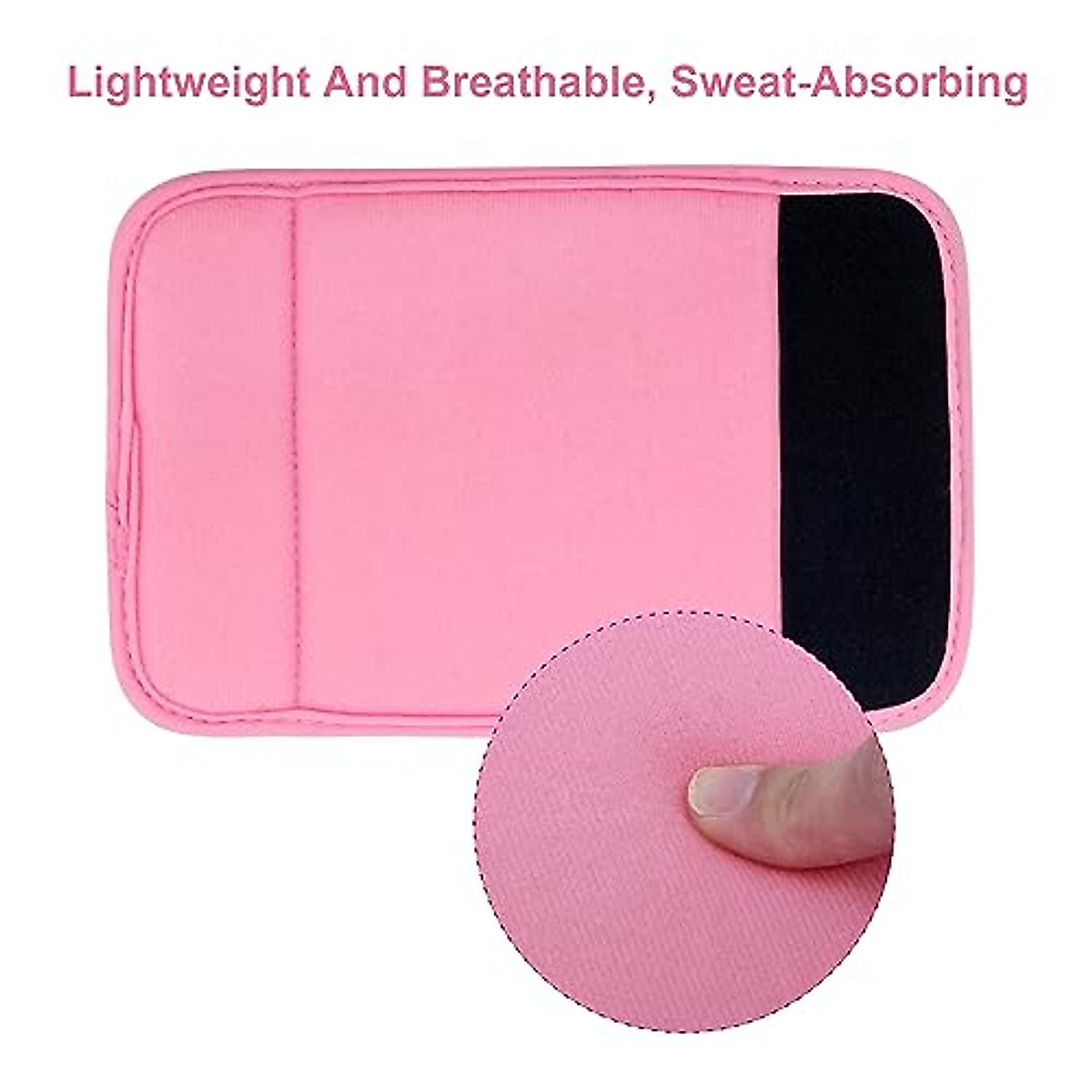 Coldairsoap Pink Walker Hand Grips Cover, 2 Pcs Walker Cushion Hand Grips for Rolling Wheelchair, Elderly Grippers, Rollator Handle