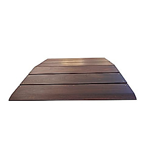 Outdoor Intermediate Wheelchair Ramp and an Outdoor Intermediate Step (Made in the USA) (Ironwood)