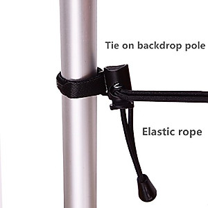 Sunmns 12 Pack Background Backdrop Clips Clamps Holder for Photography, Video and Television, Black