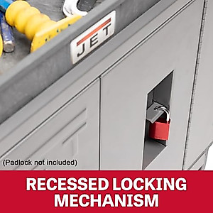 JET PUC-4126 Resin Utility Cart with JT1-126 LOAD-N-LOCK Security System