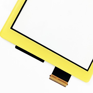 TheCoolCube Touch Panel Digitizer Replacement Screen Glass Compatible with Nintendo Switch Lite Console (Not Include LCD) (Yellow)