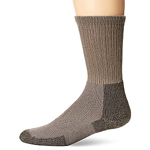 Thorlos Unisex KX Thick Padded Hiking Crew Socks, Pewter, Medium
