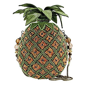 Mary Frances Womens Pineapple Punch Gold/Green One Size