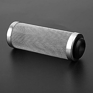 Tnfeeon Aquarium Filter Case, Stainless Steel Mesh Filter Media Cover Filter Net Case Cover Protect Shrimp Fish(L Dia.16mm)