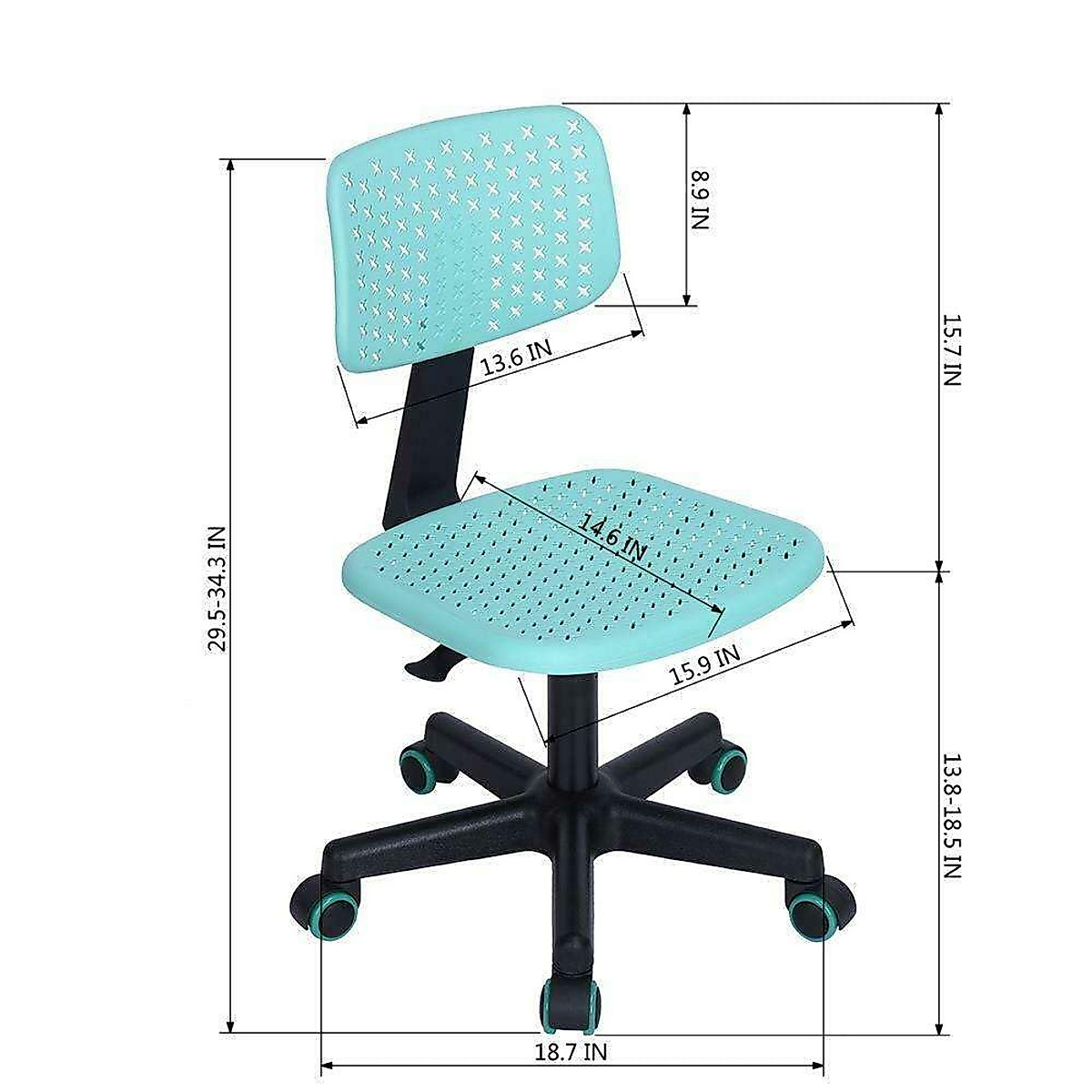JTSQ Desk Chair Computer Adjustable 360° Swivel Seat Gaming Chair Office Chair Desk Chair Computer Chair Home Office Desk Chairs Gamer Chair Office Chairs Rolling Chair