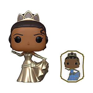 POP! Ultimate Princess Collection - Tiana POP & Pin Vinyl Figure - Shop Exclusive