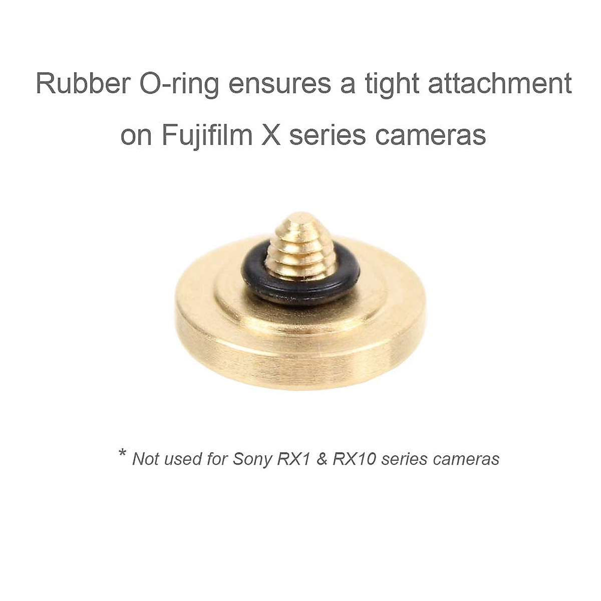 Foto&Tech Soft Shutter Release Button Compatible with Fuji Fujifilm X-T5 X-T4 X-T3 X-T30 X-T30 II X-T20 X-PRO3 X100V X100F X-E4 X-E3 RX1R II RX10 IV III Leica M10 M9 Nikon Df F3 (3 Pieces, RD+BK+GD)