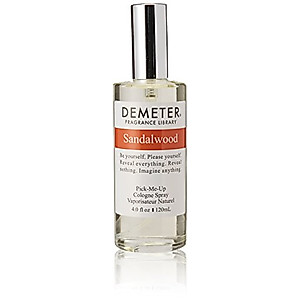 Demeter Unisex Cologne Spray, Sandalwood, 4 Ounce