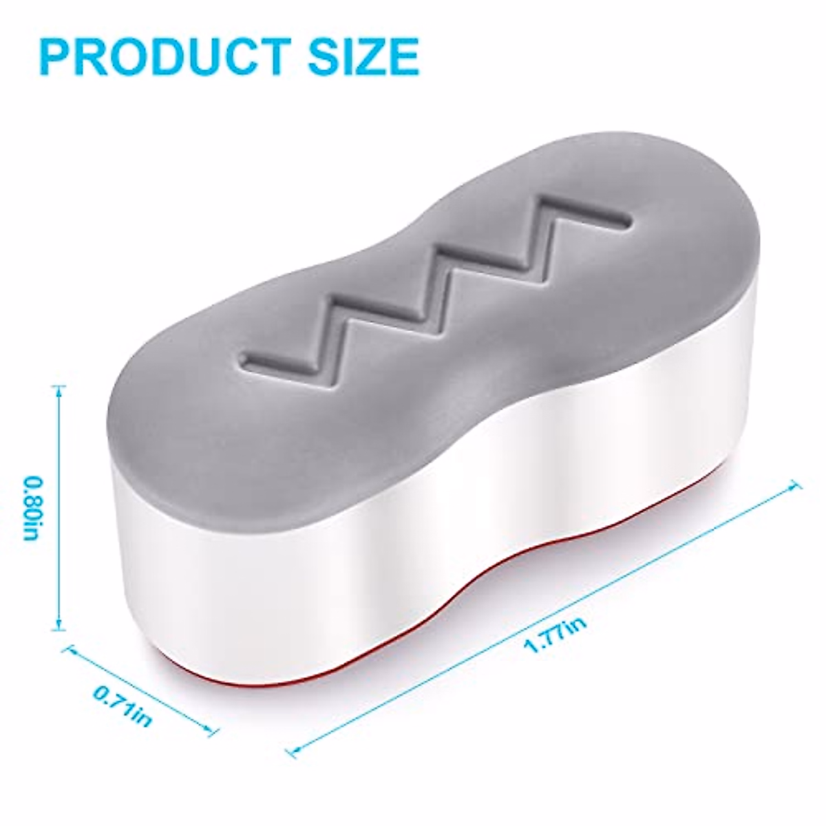 4 PACK Bidet Toilet Seat Bumper, Bidet Attachment for Toilet, Universal Seat Bumper Kit Replacement Bumpers, to Raise Toilet Bumpers Height, Reduce the Noise，Stop the Toilet from Sliding