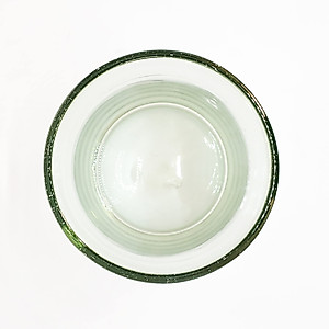 MexHandcraft Clear 14 oz Drinking Glasses (set of 6), Recycled Glass, Lead-free, Toxin-Free (Drinking)