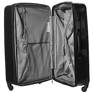 Samsonite Winfield 2 Hardside Expandable Luggage with Spinner Wheels, Brushed Anthracite, Checked-Large 28-Inch