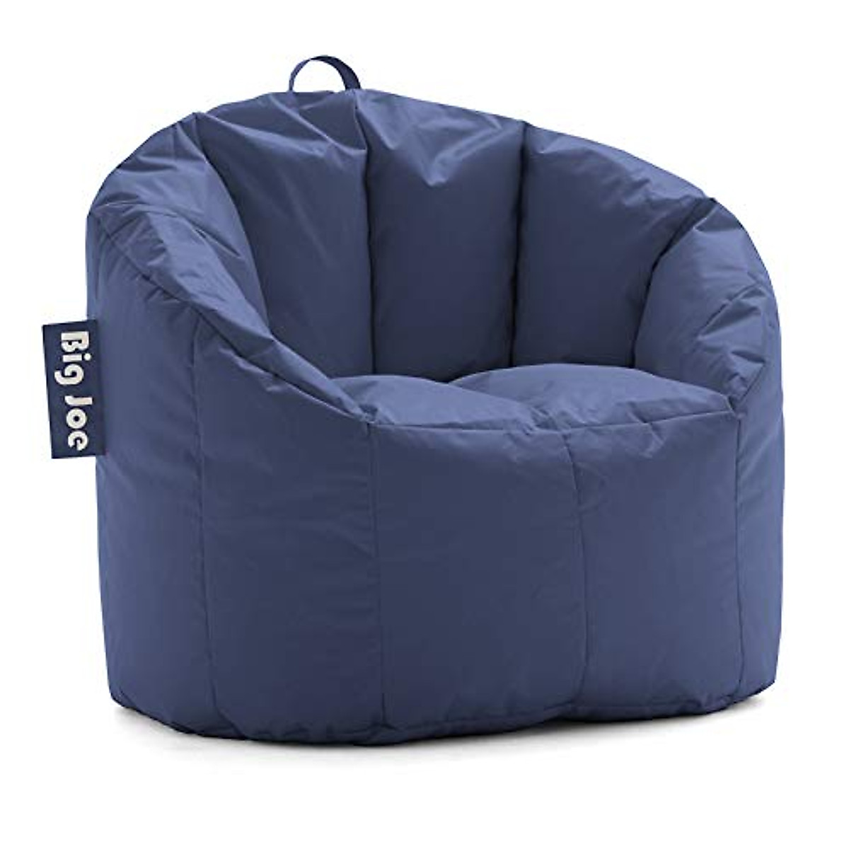 Big Joe Milano Kid's Bean Bag Chair, Dolce Terazzo Lenox, 2ft Small & Milano Bean Bag Chair, Navy Smartmax, 2.5ft