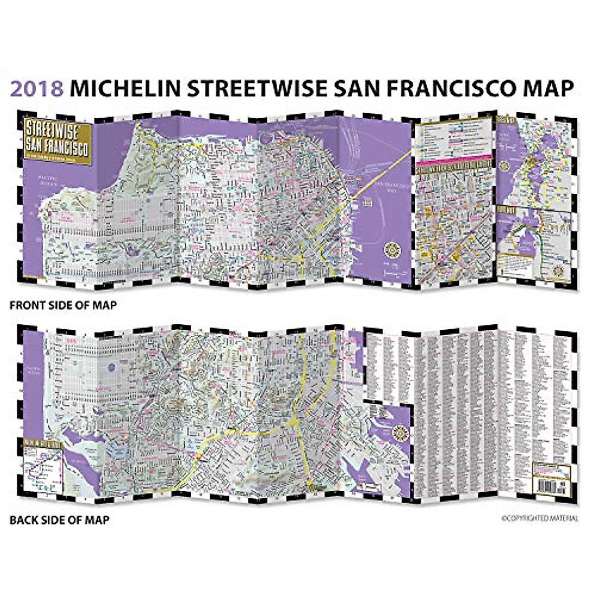 Streetwise San Francisco Map - Laminated City Center Street Map of San Francisco, California (Michelin Streetwise Maps)