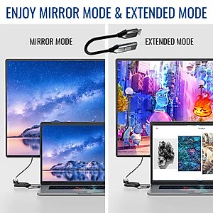 DisplayPort 1.4 to HDMI 2.1 Adapter 8K with HDR (DP 1.4 to HDMI 2.1) Display Port to HDMI Adapter 4k 120Hz up to 8K 60Hz with HDR Support for RTX 4090, RX 6900, Gaming PC, and More