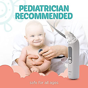 LittleTora Baby Nasal Aspirator - Rechargeable Electric Nose Sucker Baby Nose Cleaner - Toddlers Booger Mucus Sucker - Baby Vac Nasal Aspirator - Infant Booger Suction Removal Device